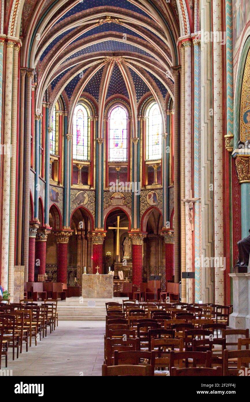 interior of a church Stock Photo - Alamy