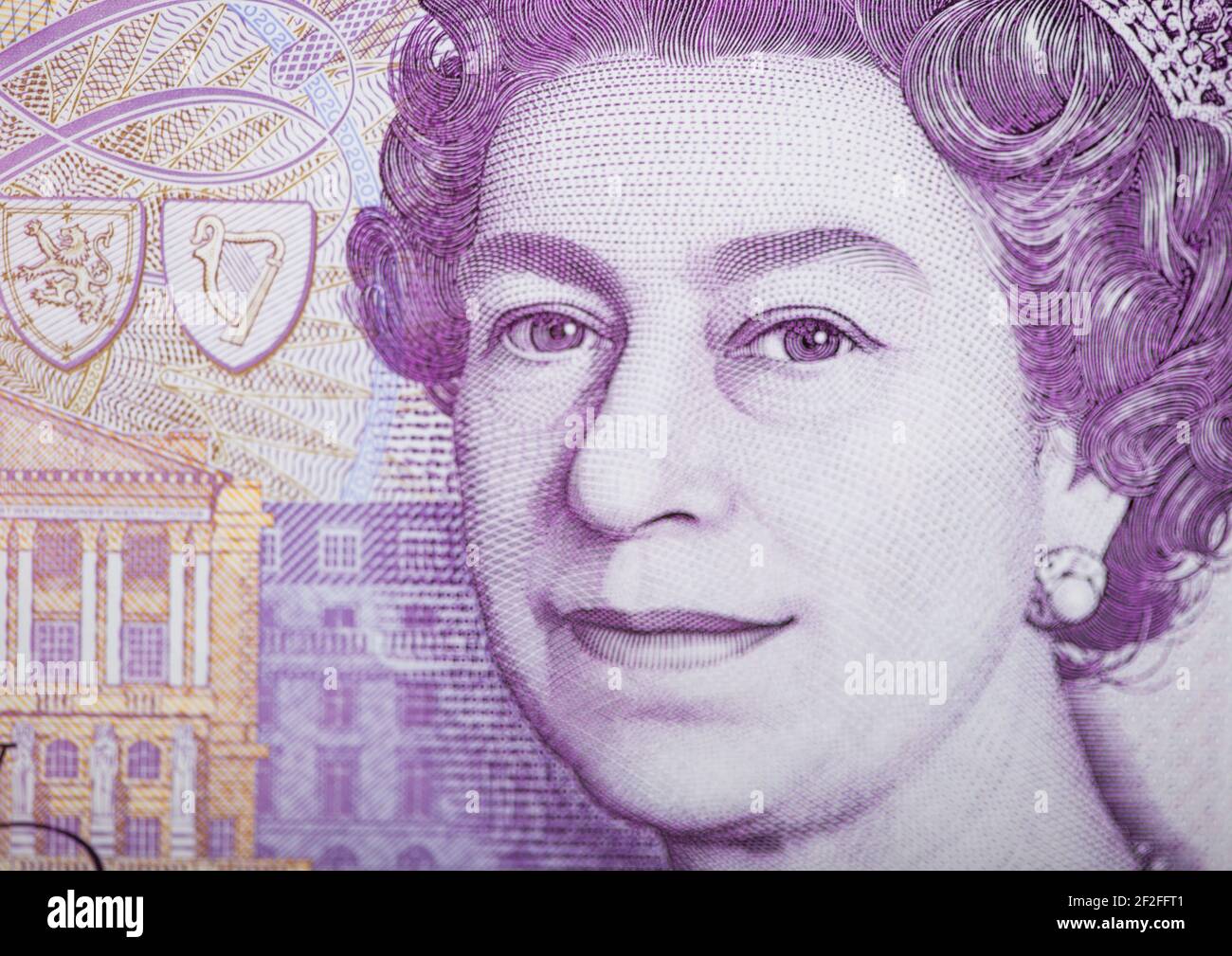 Pounds banknote queen elizabeth ii hi-res stock photography and images ...