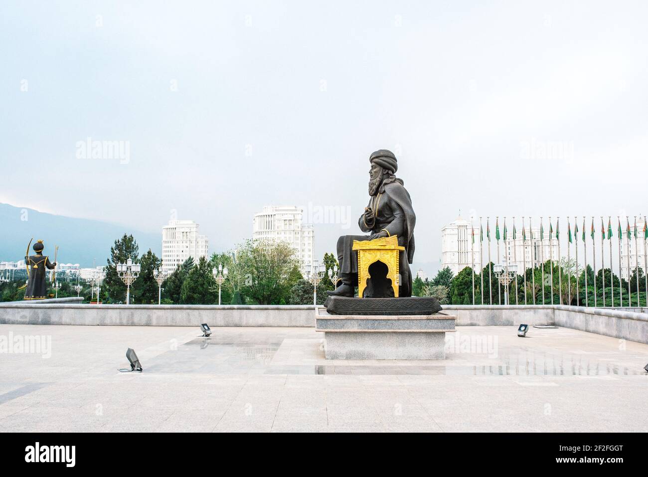 Ashgabat, sculptures, Turkmenistan Stock Photo - Alamy