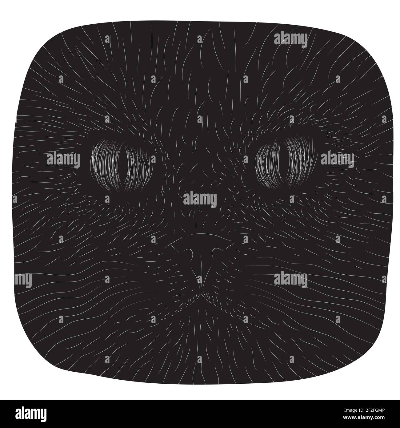 vector drawing of a cat Stock Vector Image & Art - Alamy