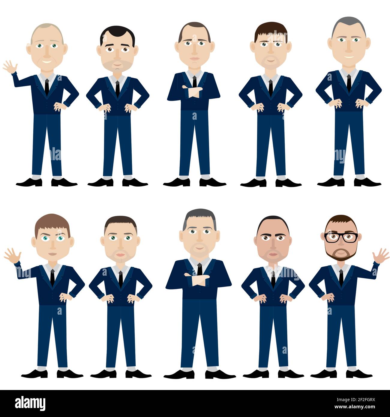 Positive male in formal Stock Vector Images - Alamy