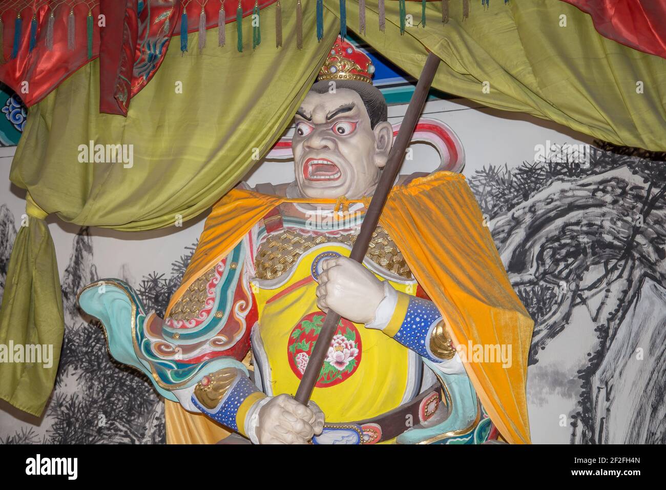 Dharmapala (protector of dharma), Buddhist temple in Beijing, China ...