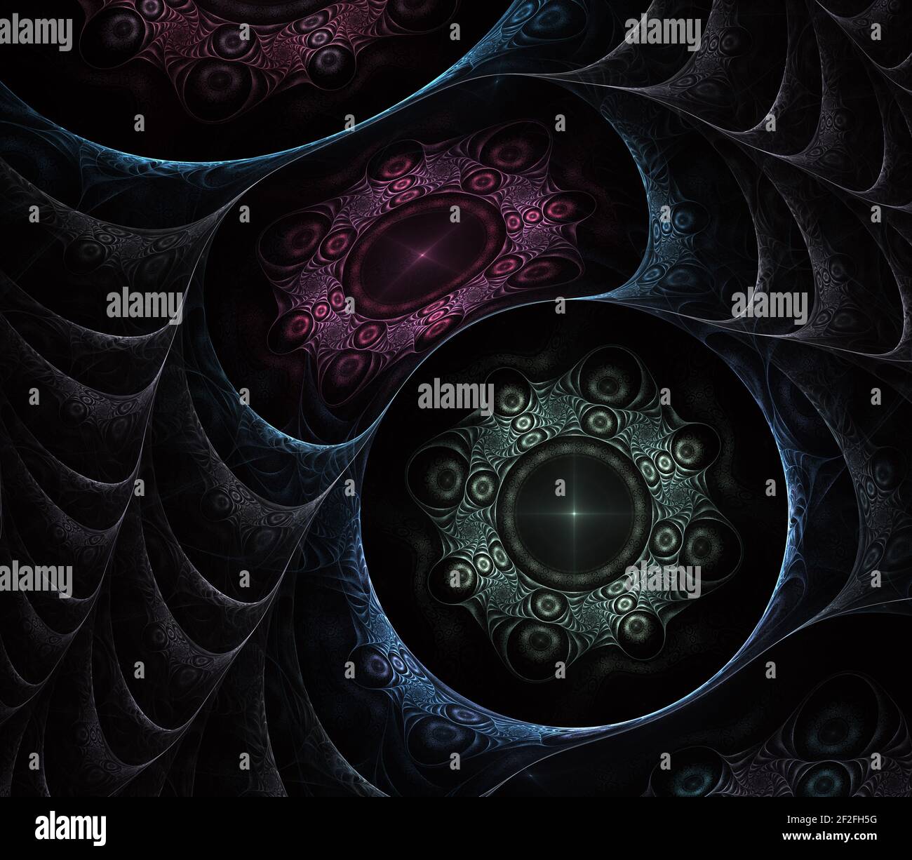 Abstract surreal magic machine, digital artwork for creative graphic ...