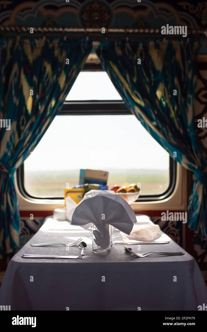 Orient Express from the inside Stock Photo - Alamy