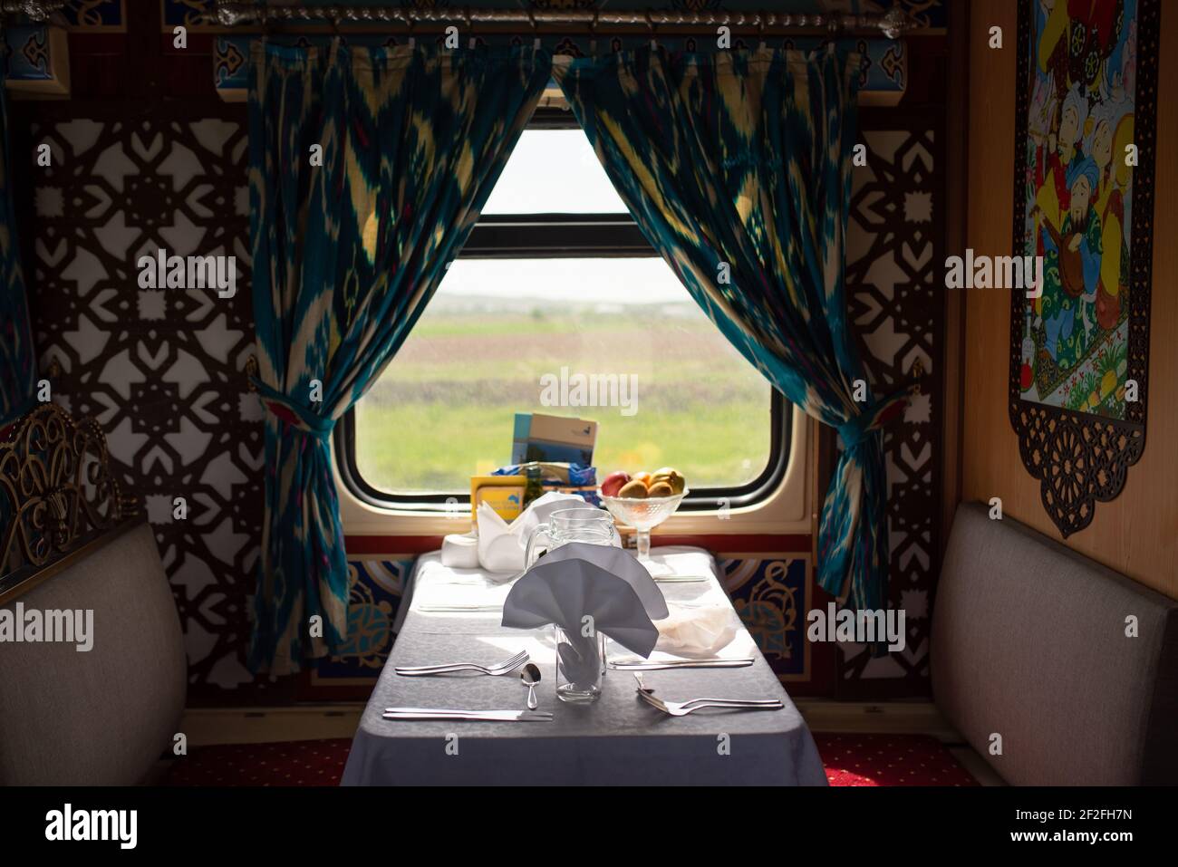 Orient Express from the inside Stock Photo - Alamy