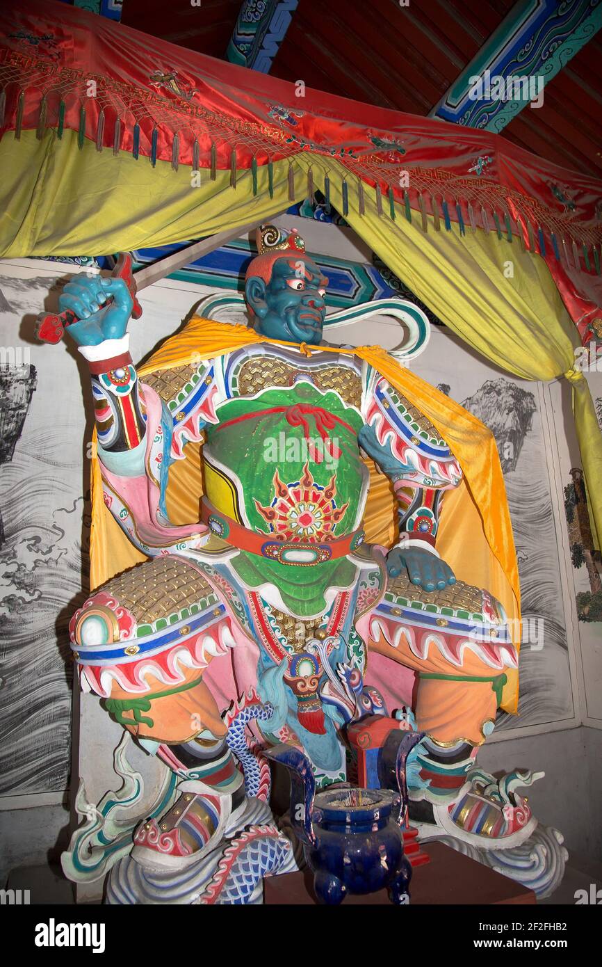 Dharmapala (protector of dharma), Buddhist temple in Beijing, China ...