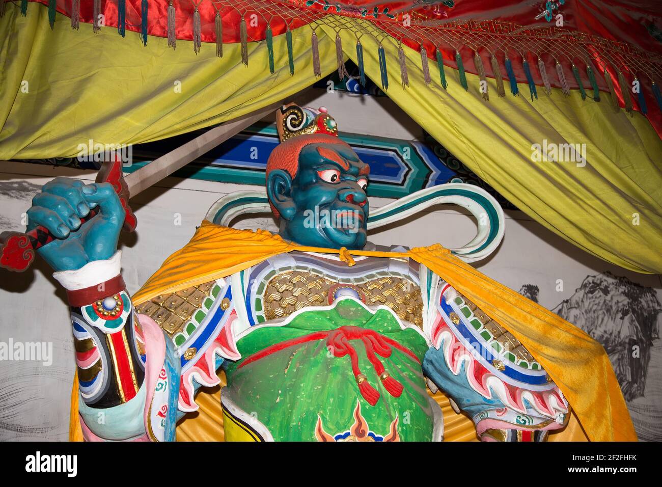 Dharmapala (protector of dharma), Buddhist temple in Beijing, China ...