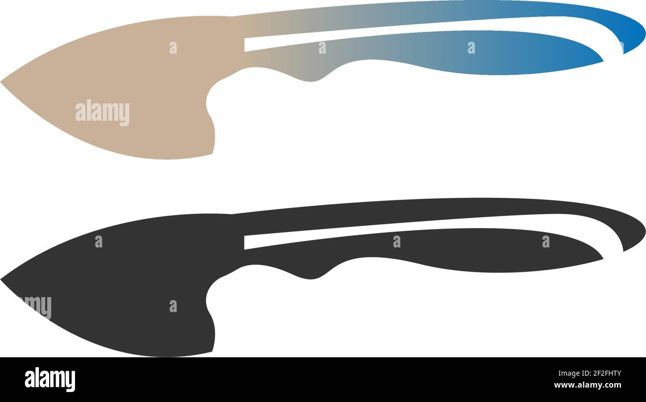 Knife icon logo design vector template illustration Stock Vector Image ...