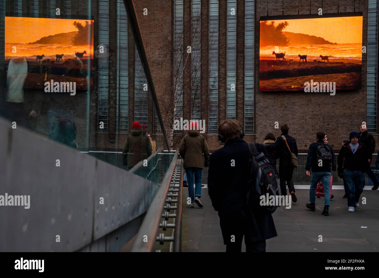 Steve McQueen video outside the first major exhibiton of his work for ...