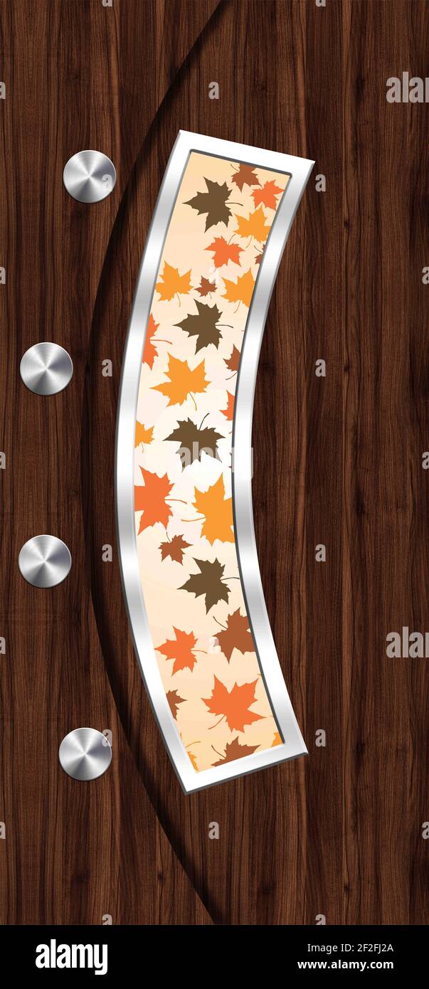 best door skin design Stock Photo - Alamy