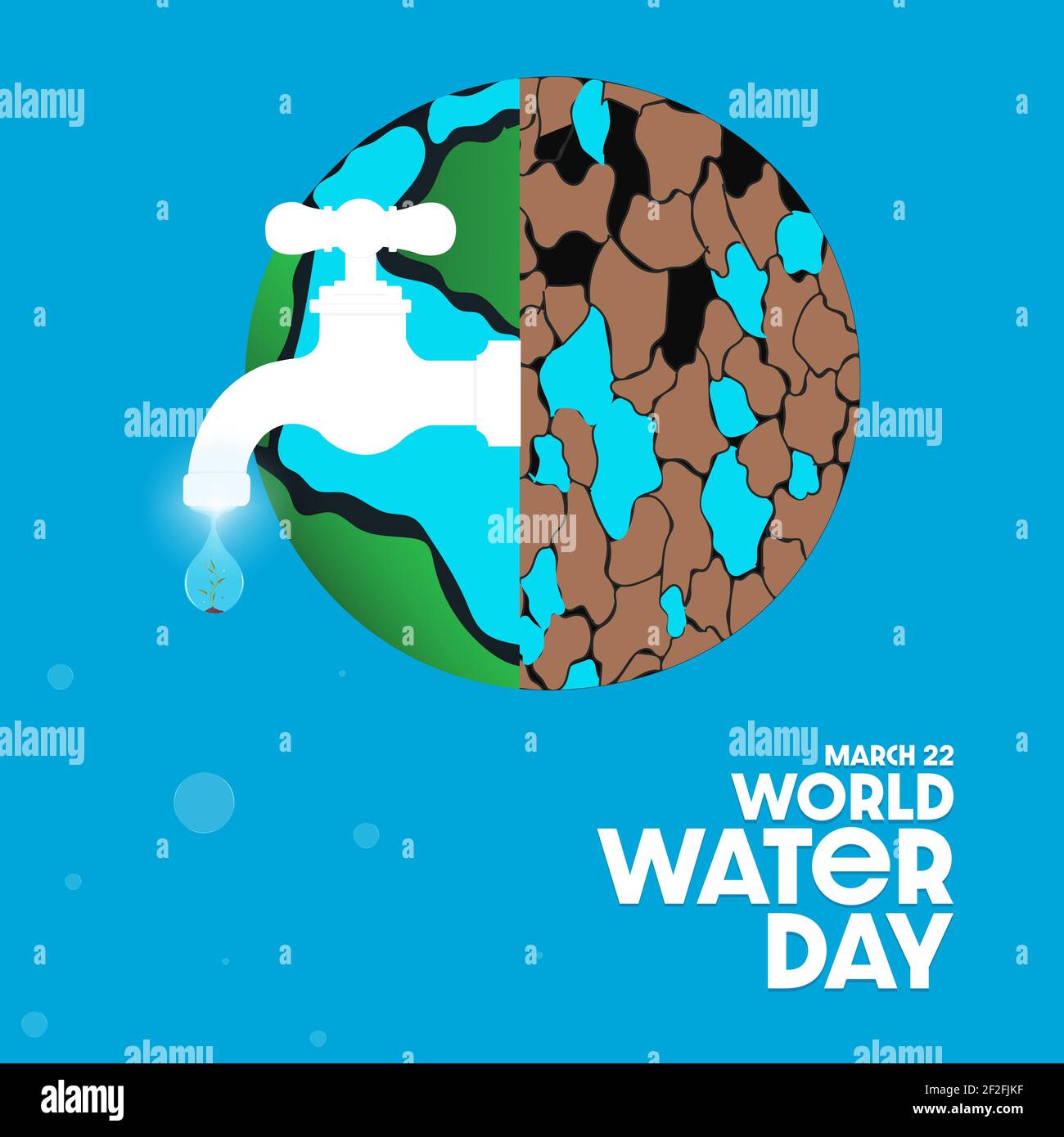 World water day poster designs, Vector Illustration Stock Vector Image ...