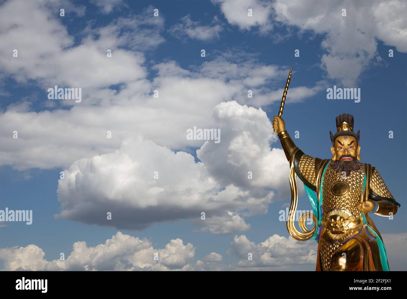 Dharmapala (protector of dharma), Buddhist temple in Beijing, China ...