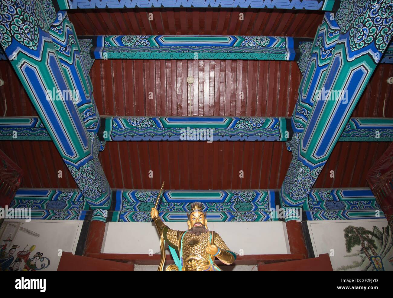 Dharmapala (protector of dharma), Buddhist temple in Beijing, China ...