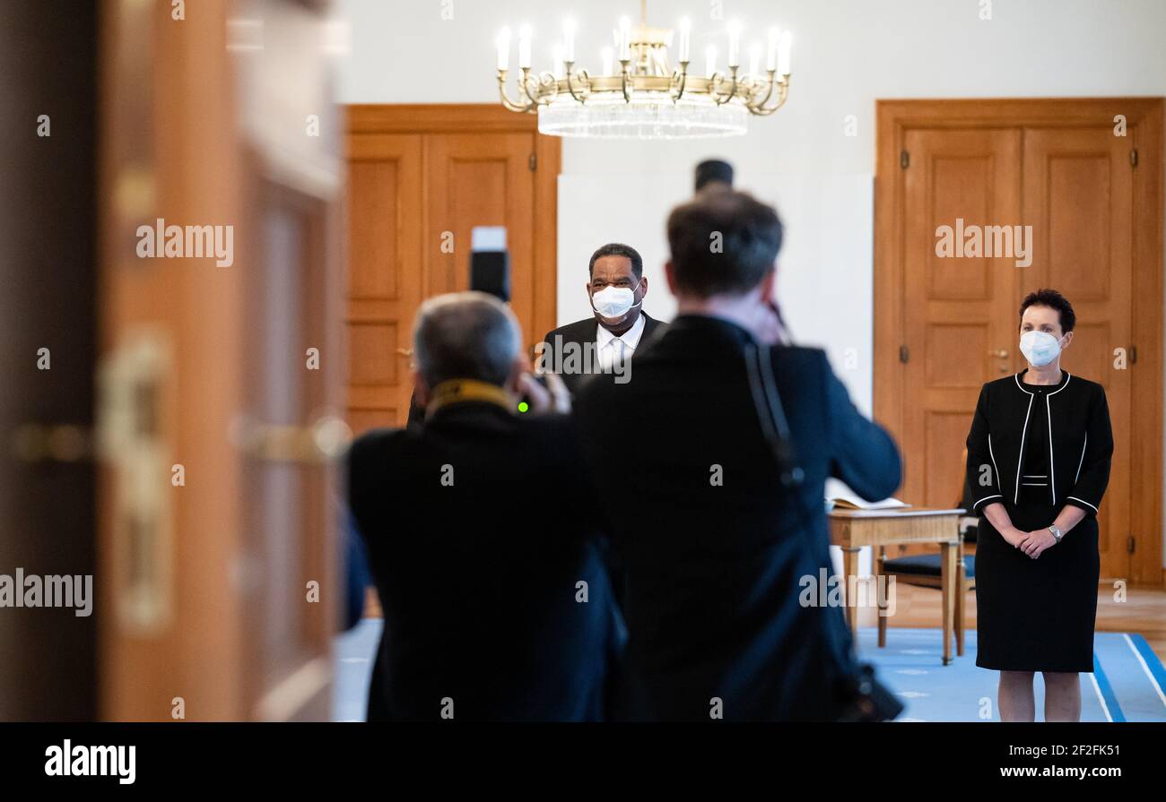 Berlin, Germany. 11th Mar, 2021. Frantz Bataille, Haiti's Ambassador to ...