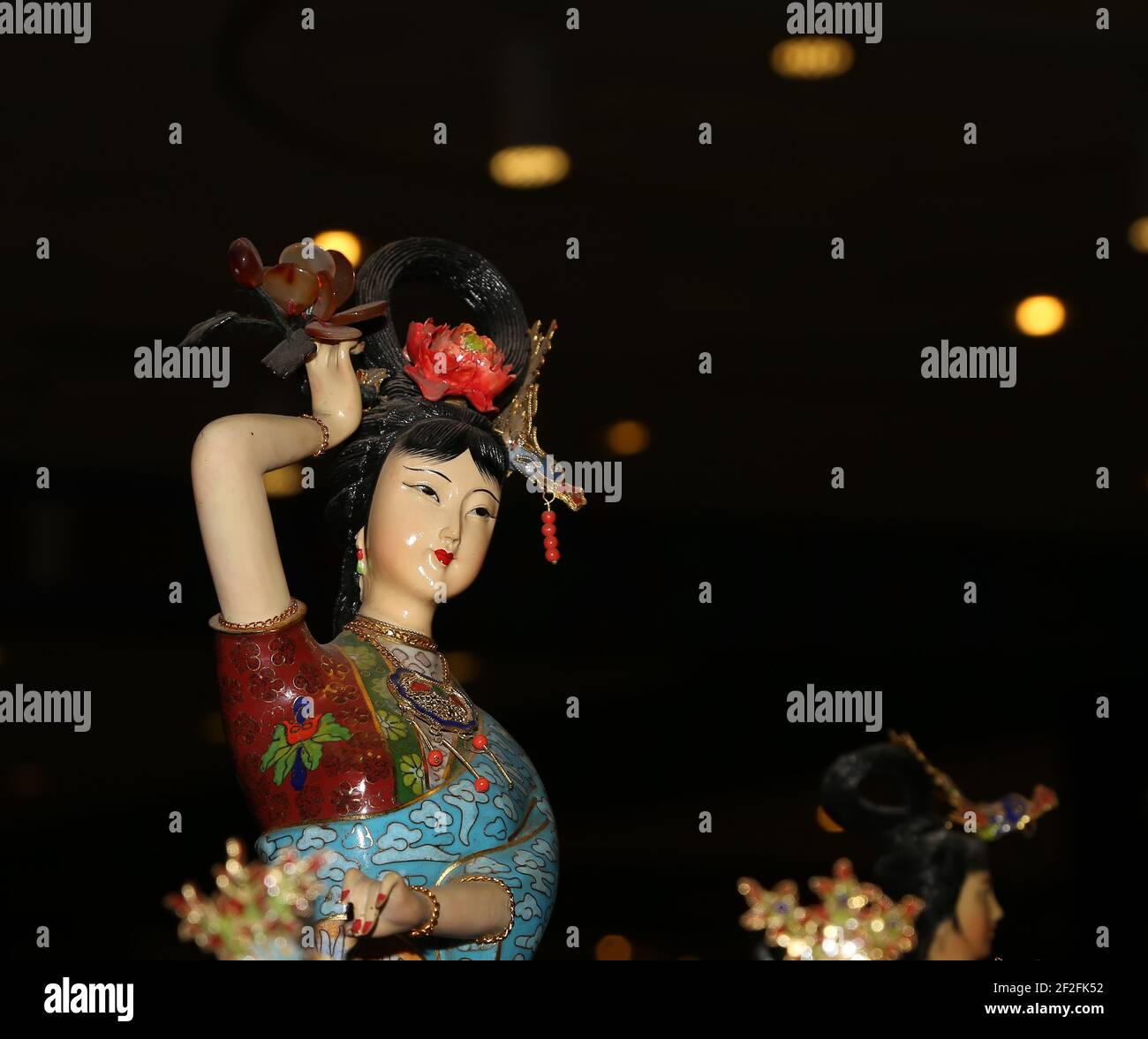 Traditional Chinese doll in the Chinese market Stock Photo - Alamy
