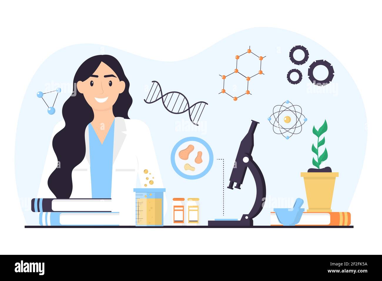 Biotechnical Scientist Clipart