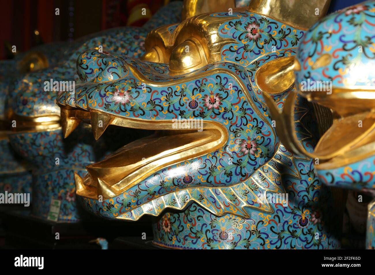 Traditional Chinese dragon painted in vibrant colors Stock Photo - Alamy