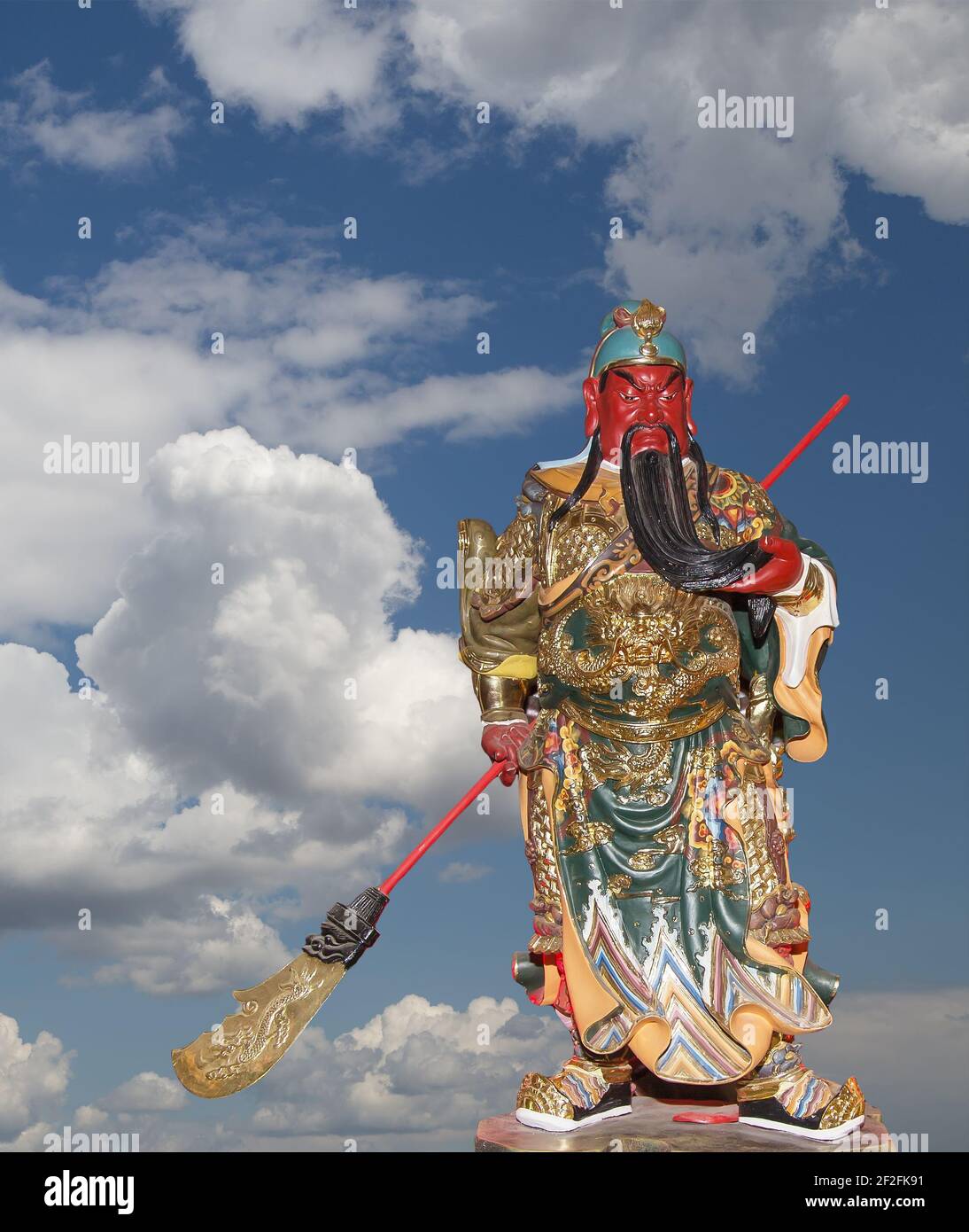 Dharmapala (protector of dharma), Buddhist temple in Beijing, China ...