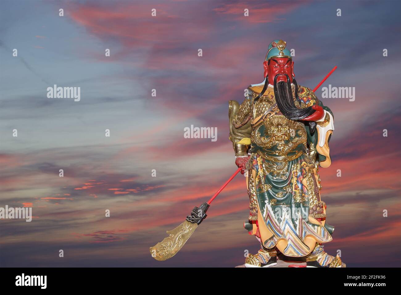 Dharmapala (protector of dharma), Buddhist temple in Beijing, China ...