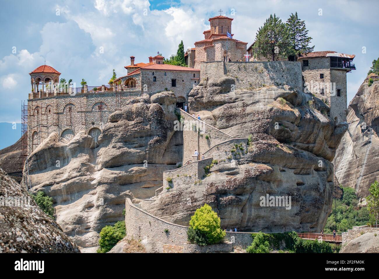 Meteora Monastery Varlaam - Greece Stock Photo - Alamy