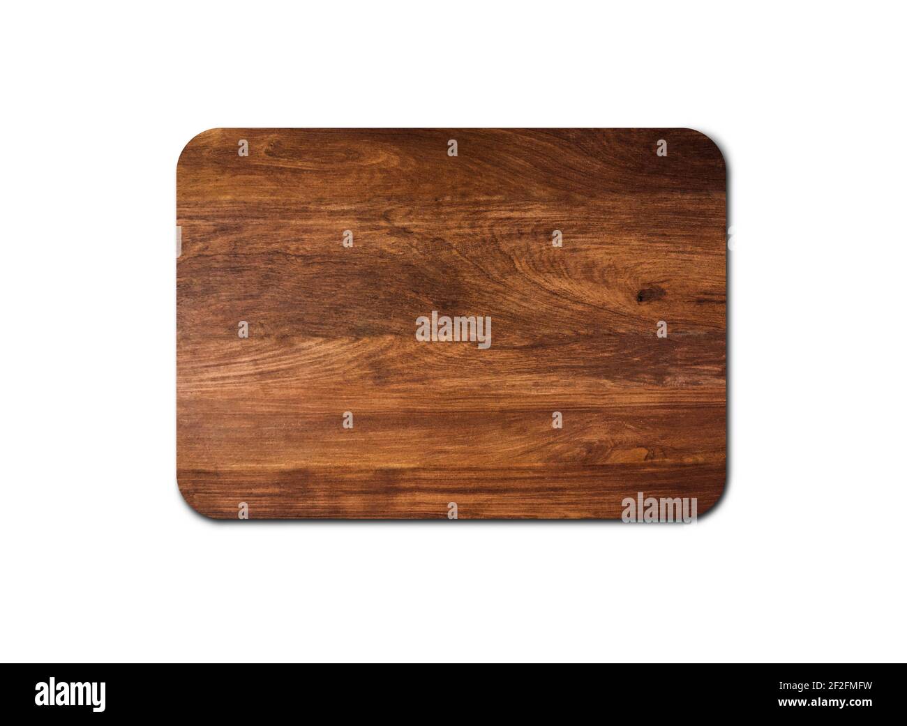 Empty rustic wood board texture isolated on white background with copy ...