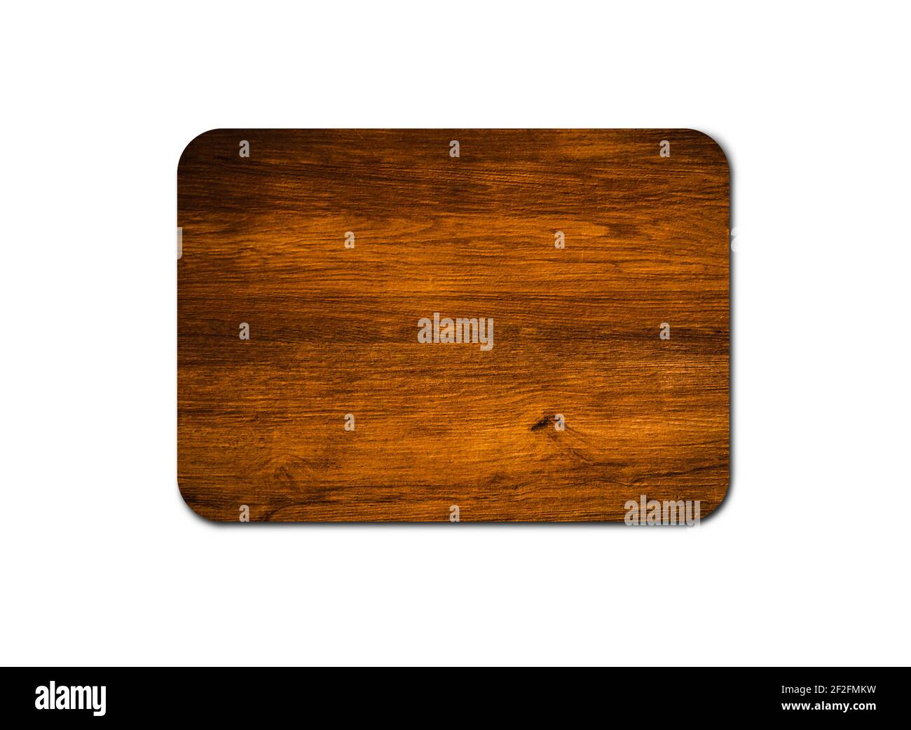 Empty rustic wood board texture isolated on white background with copy ...