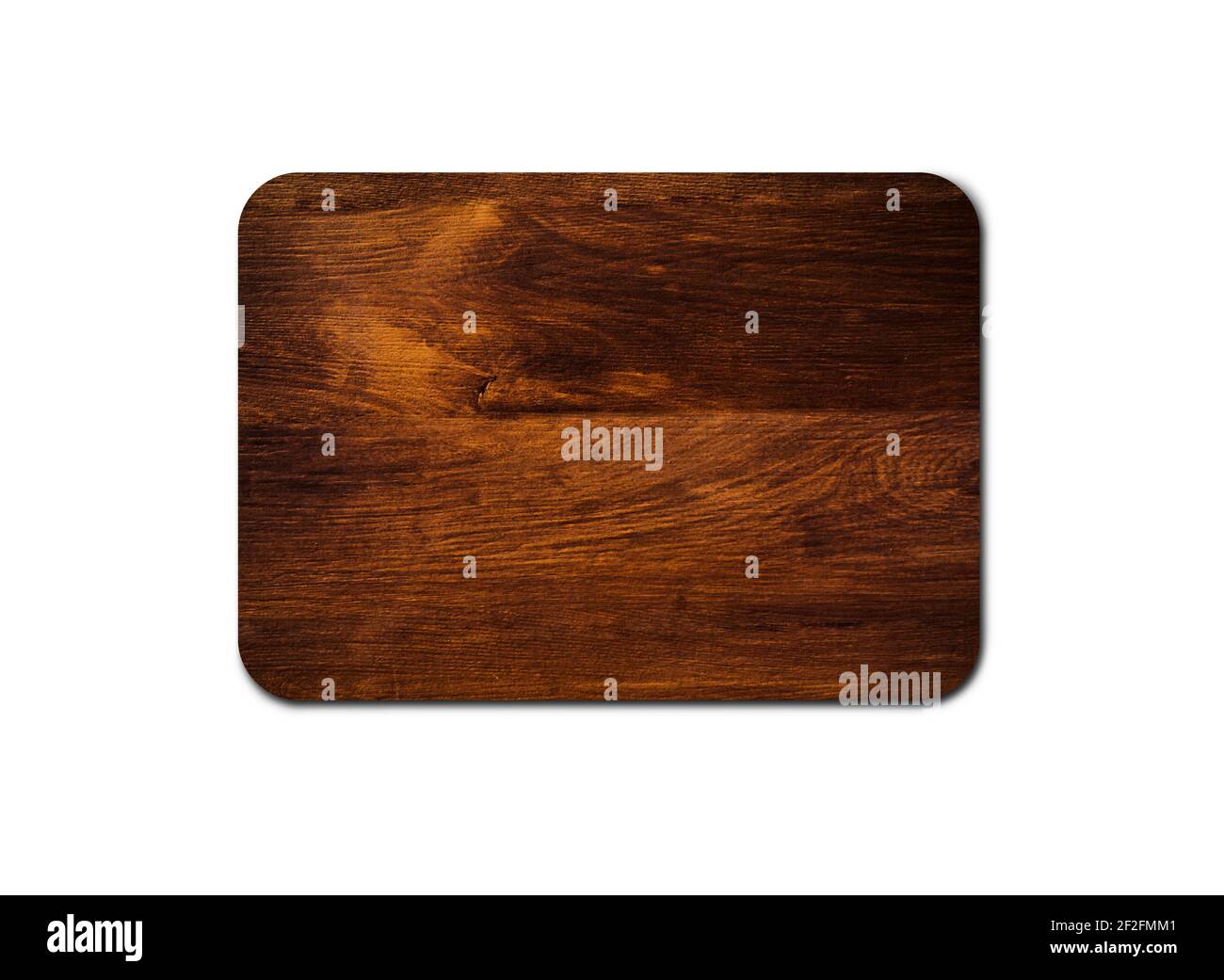 Empty rustic wood board texture isolated on white background with copy ...