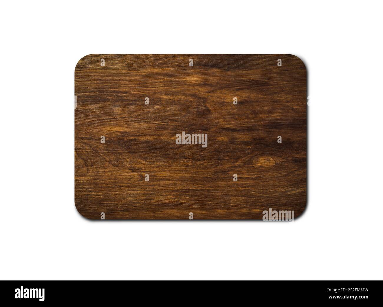 Empty rustic wood board texture isolated on white background with copy ...