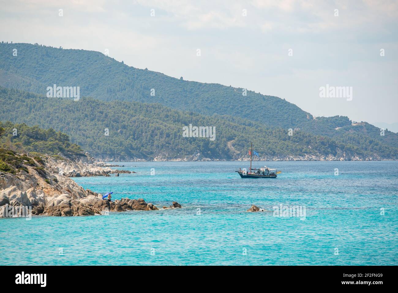 Ship at the bay Stock Photo - Alamy