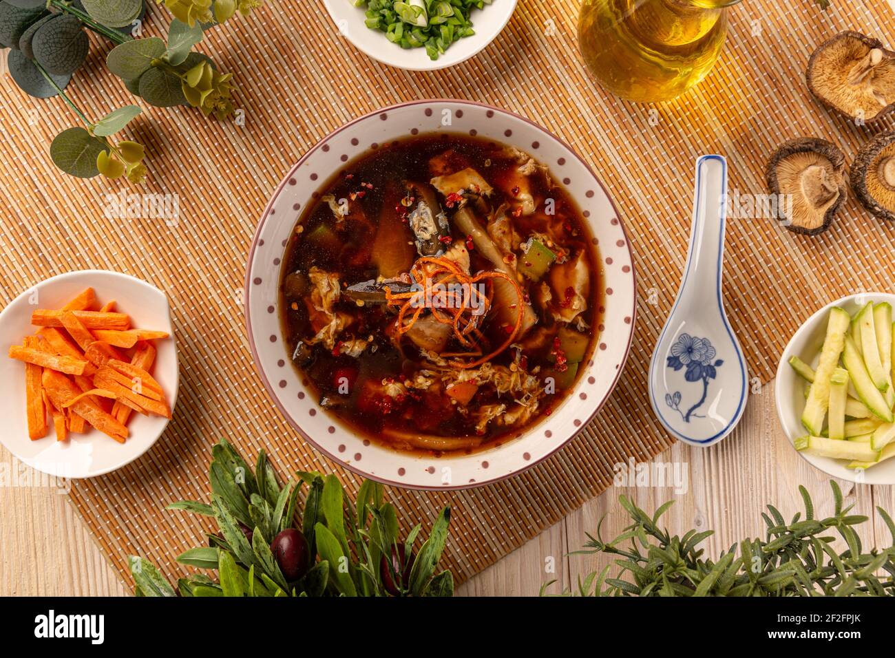 Chinese soup table hi-res stock photography and images - Alamy