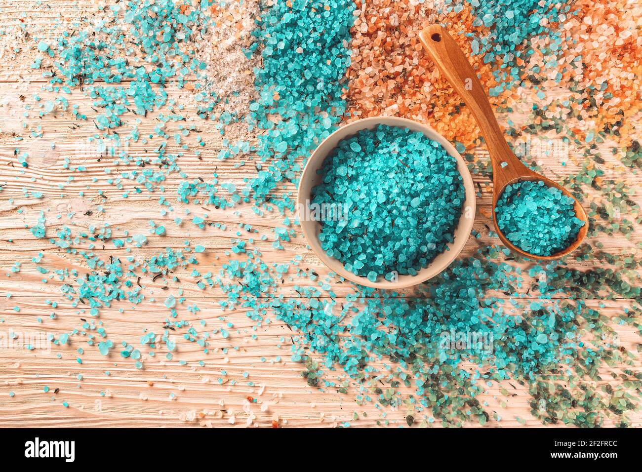 Flat lay natural salt hi-res stock photography and images - Alamy