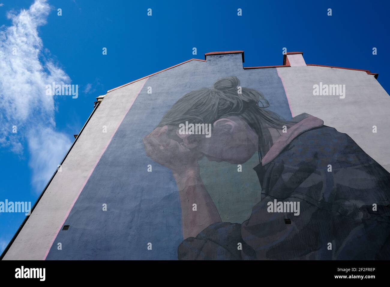 Sweden, summer, wall, mural Stock Photo - Alamy
