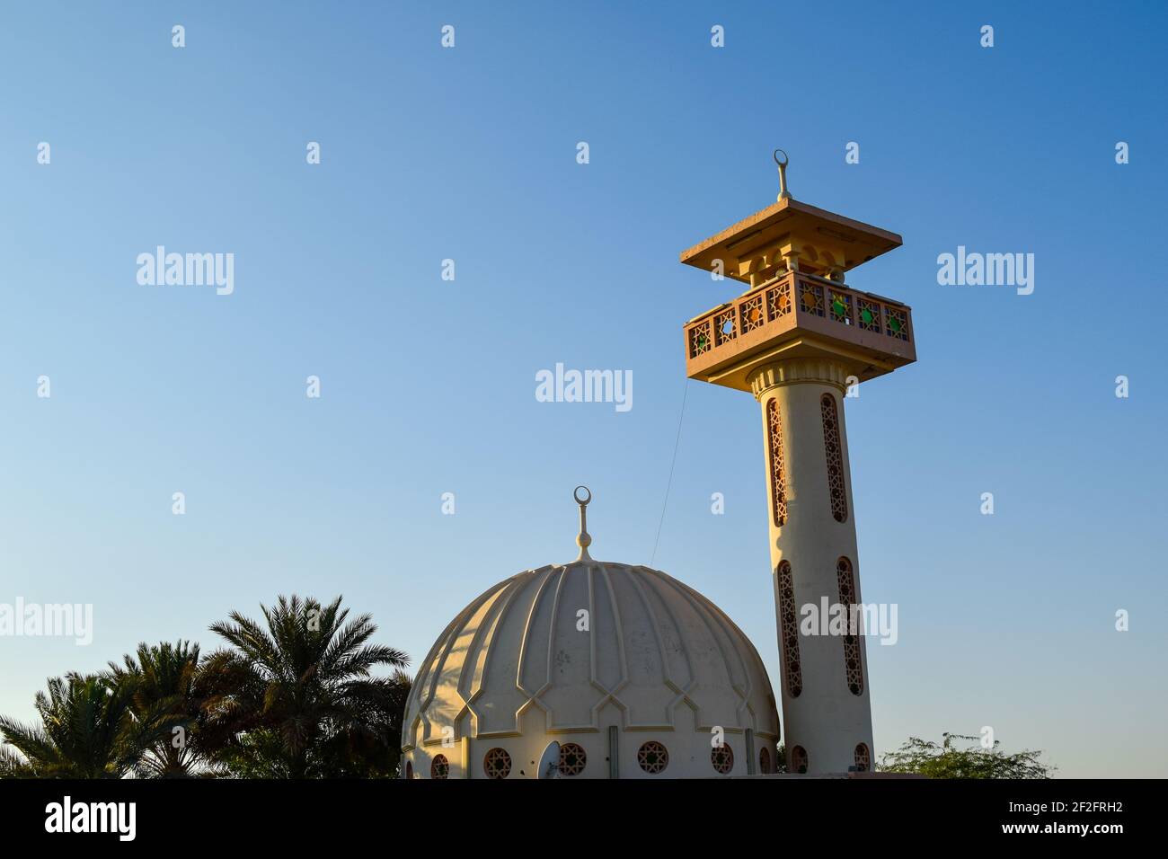 An old minaret of a small mosque Stock Photo - Alamy
