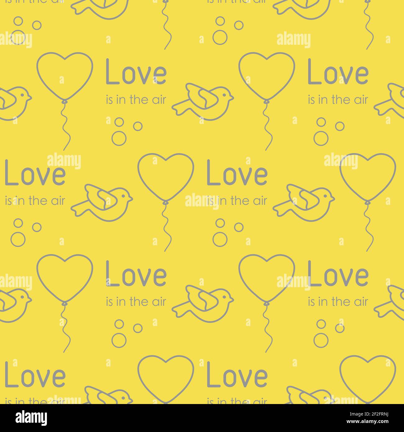 Vector seamless pattern Happy Valentine's Day, Wedding. Heart shaped ...