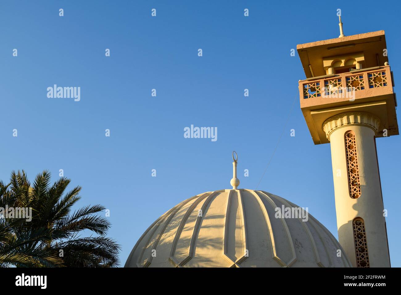 An old minaret of a small mosque Stock Photo - Alamy