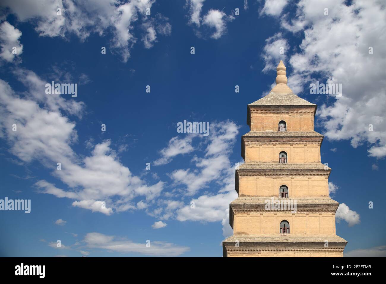 Giant Wild Goose Pagoda or Big Wild Goose Pagoda, is a Buddhist pagoda ...