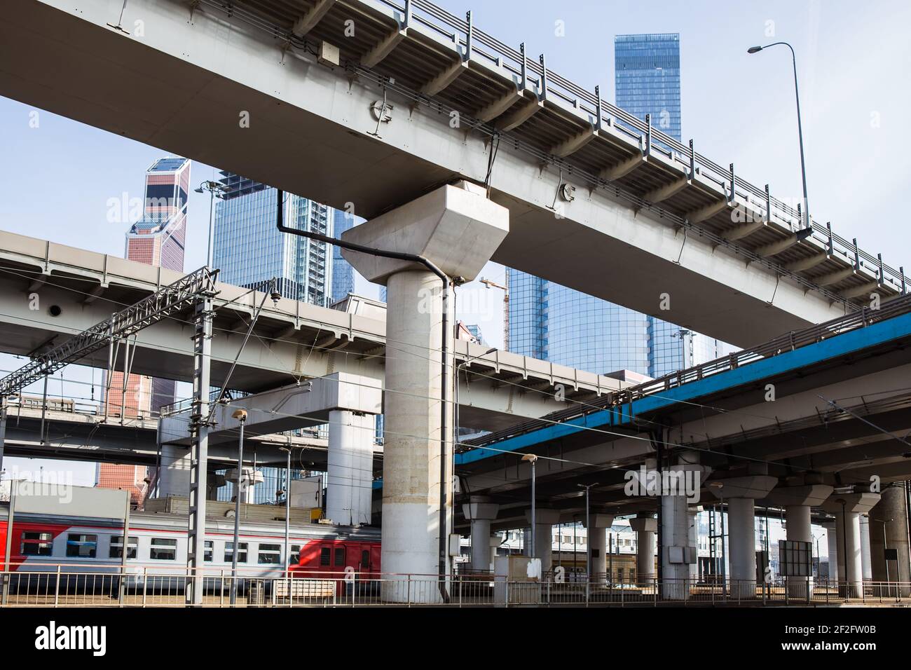Complex railway junction hi-res stock photography and images - Alamy