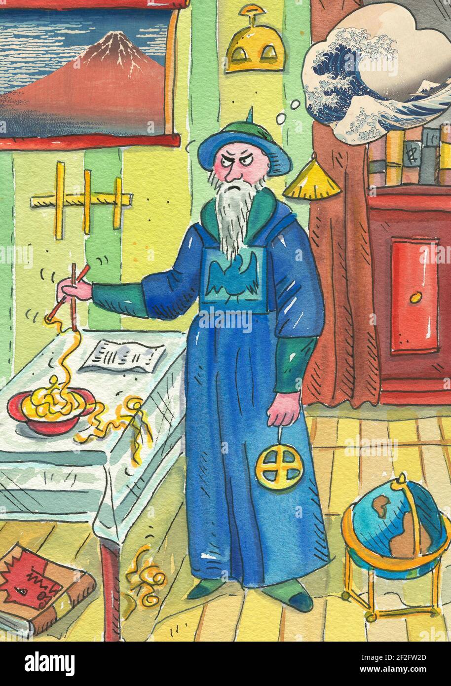 Medieval china illustration hi-res stock photography and images - Alamy