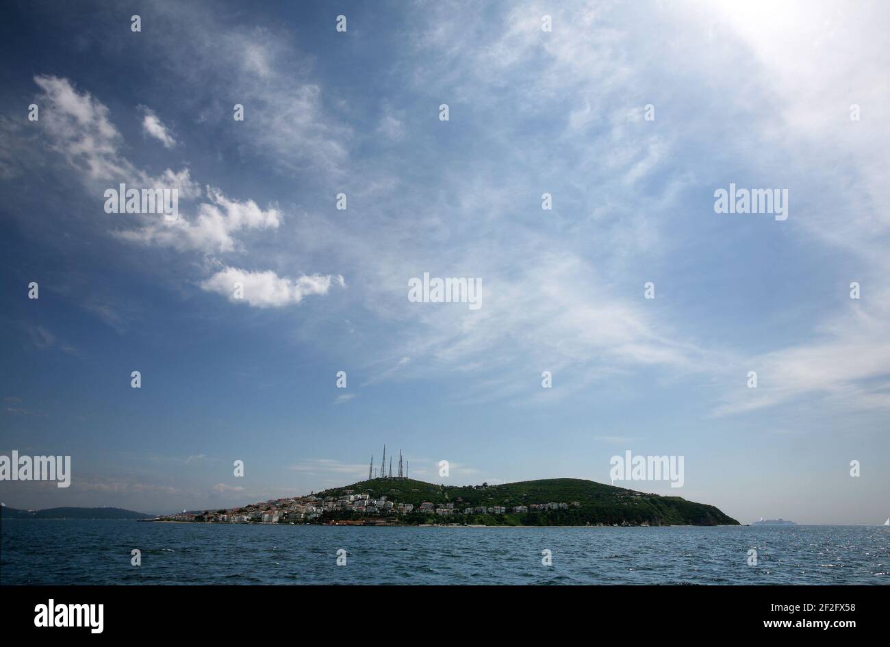 Kinaliada (Kinali Island) at Marmara Sea in Istanbul, Turkey Stock ...