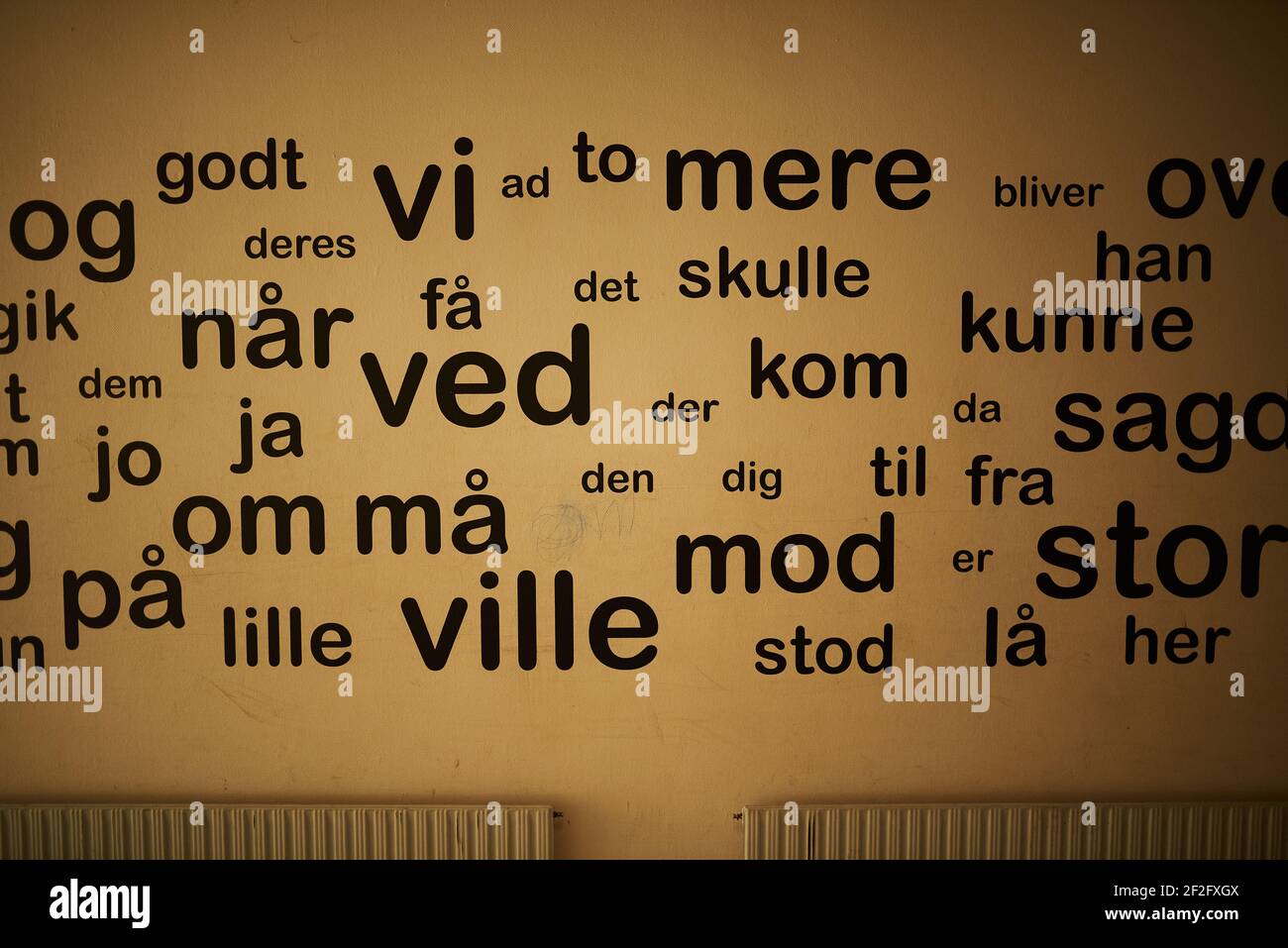 Danish words hi-res stock photography and images - Alamy