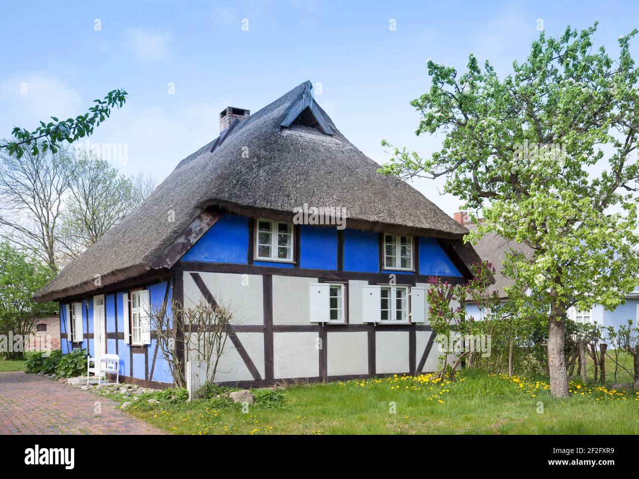 German Farmhouse Half Timbered Construction High Resolution Stock ...