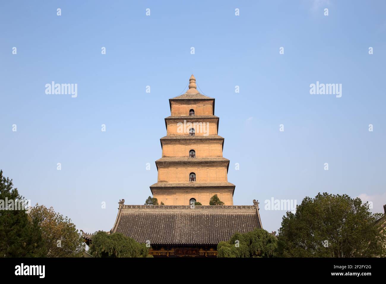 Giant Wild Goose Pagoda or Big Wild Goose Pagoda, is a Buddhist pagoda ...