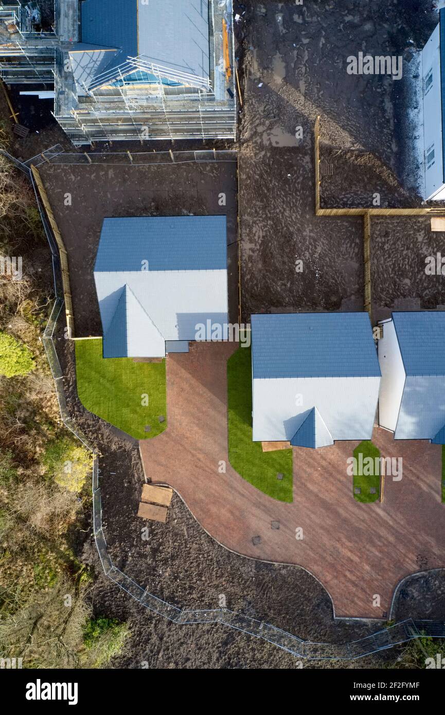 Construction site in progress aerial hi-res stock photography and ...