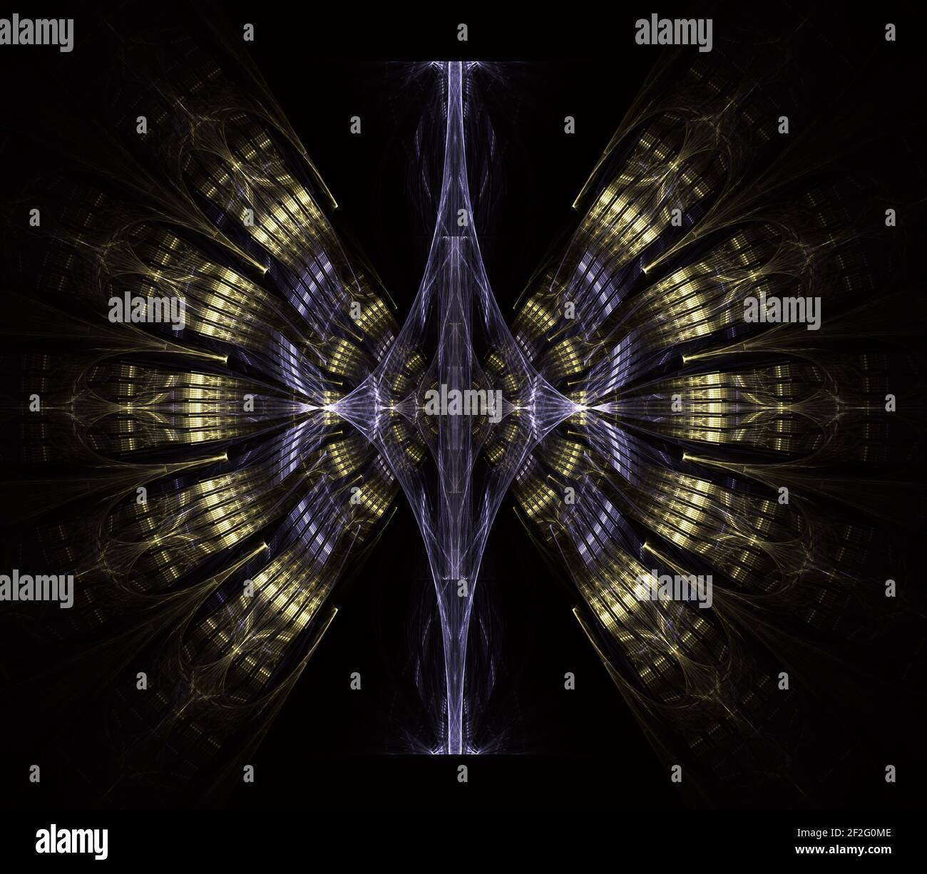 UFO, alien spaceship, flying saucer with steampunk look. Metropolis ...