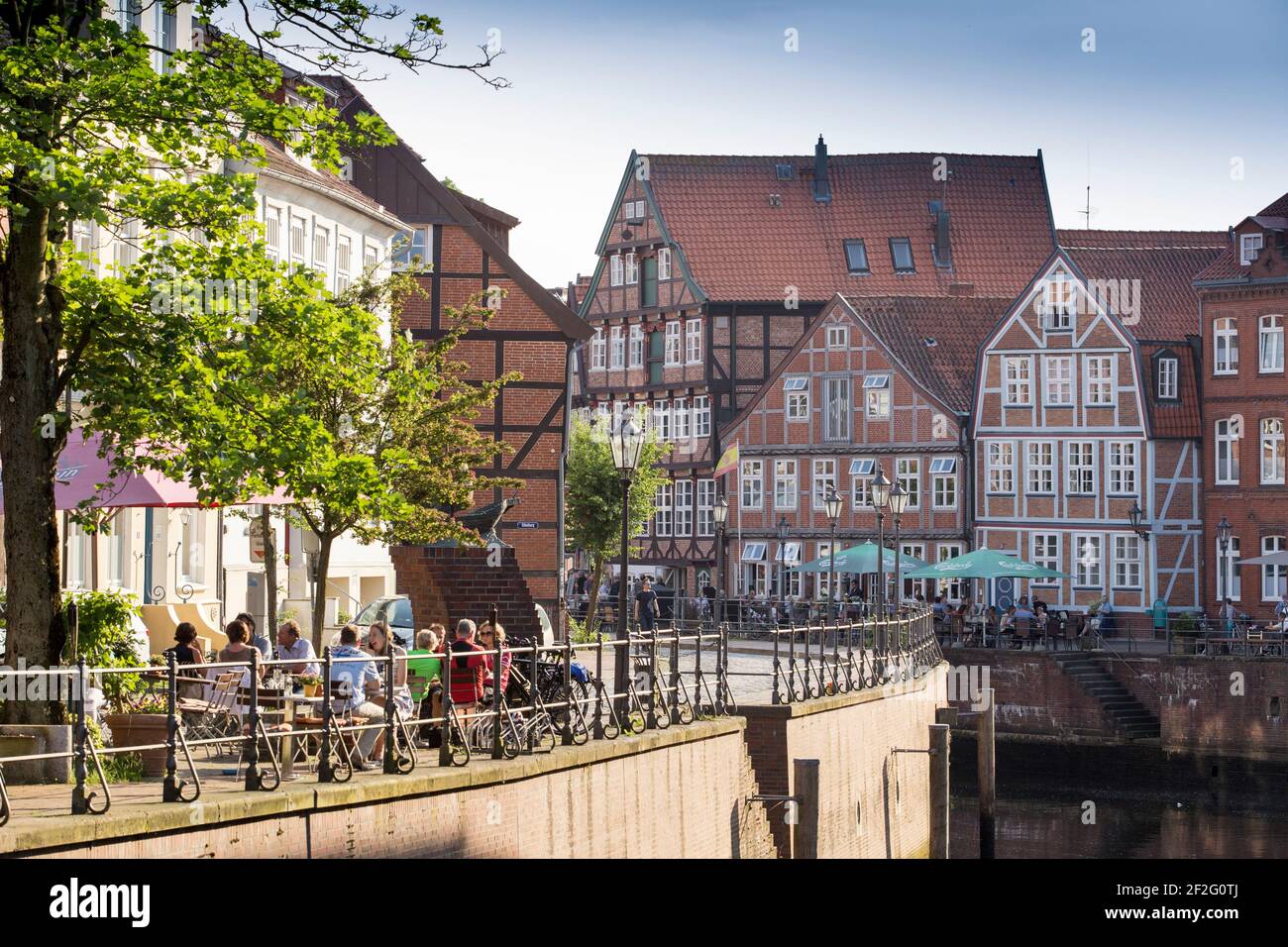 Hanseatic port, fish market, Stade Stock Photo - Alamy