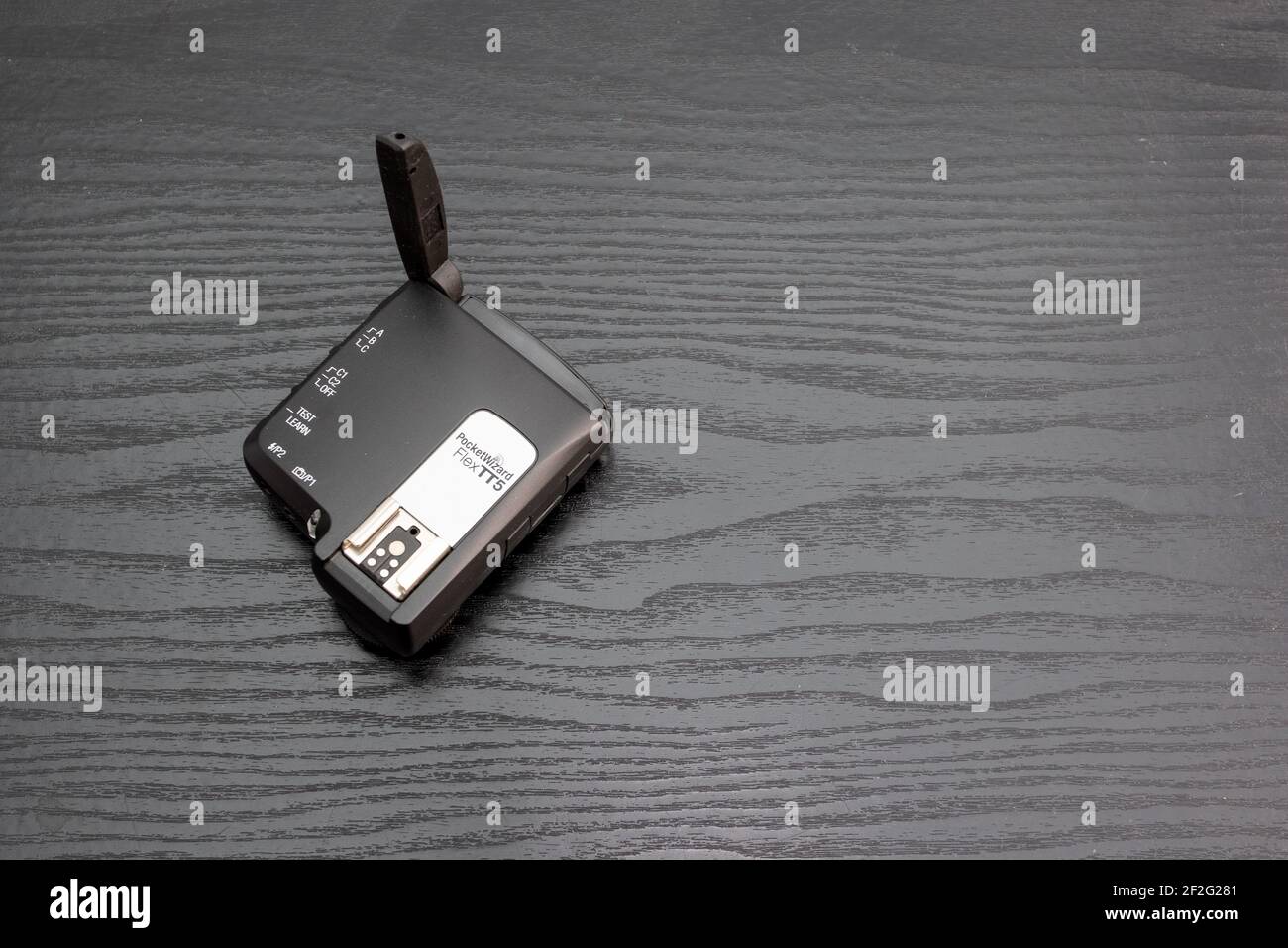 The Pocket Wizard Flex TT5 transceiver for controlling off camera ...