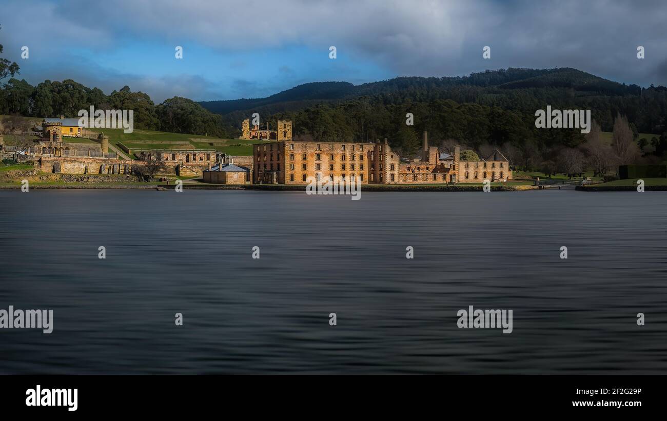 Port Arthur from the water Stock Photo - Alamy
