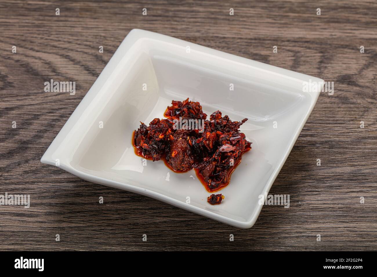 Vietnamese Fried chili pepper sauce with oil Stock Photo - Alamy