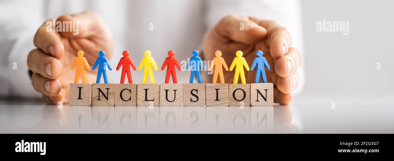 Inclusion Diversity Equality Banner. Inclusive LGBT Banner Stock Photo ...