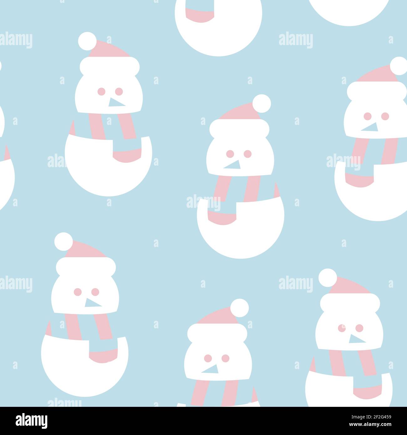 Christmas Snowman seamless pattern design for website graphics, fashion ...